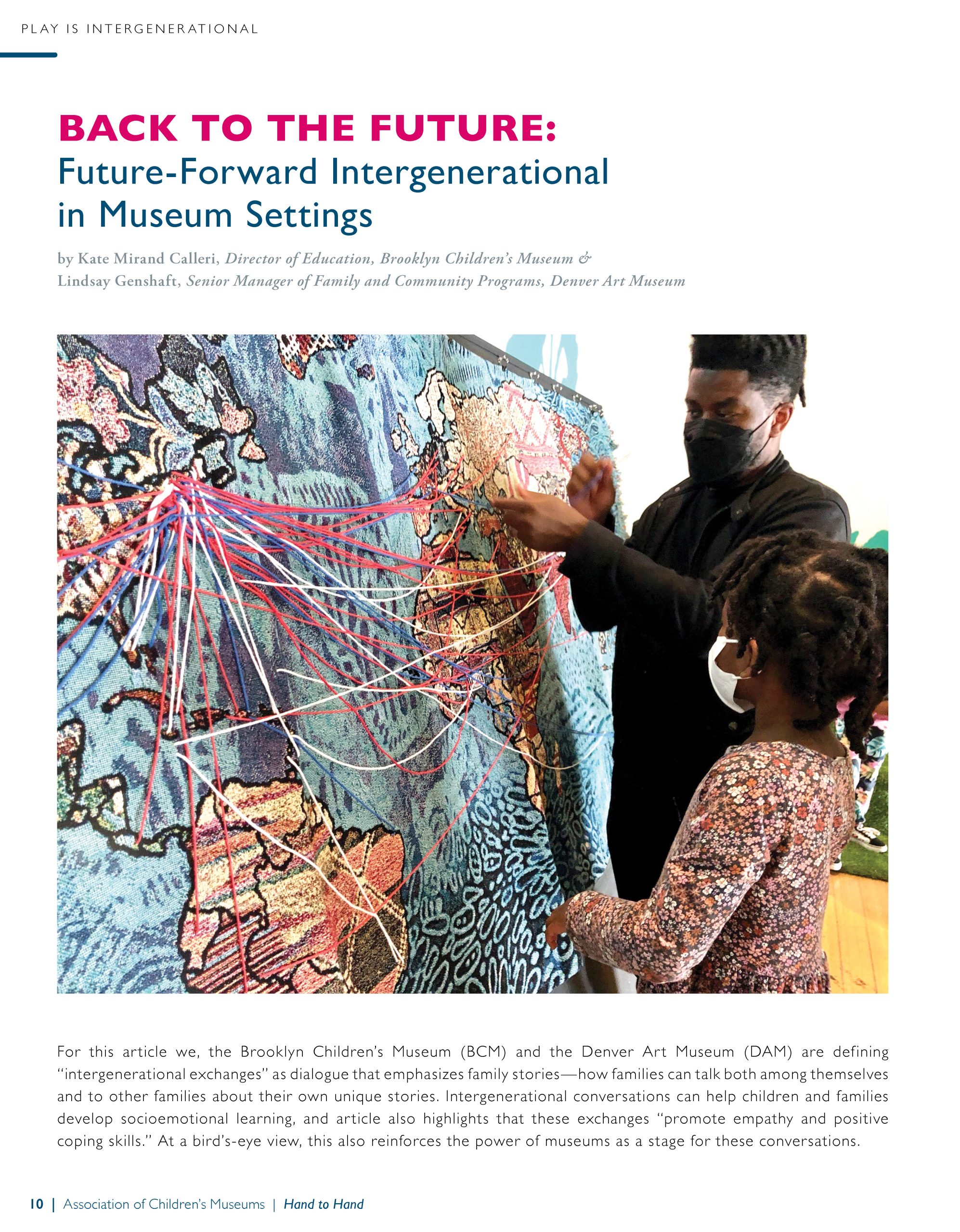 ACM Publications - Association of Children's Museums Association of ...
